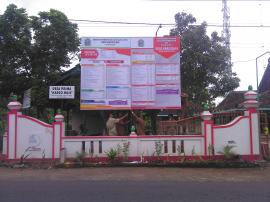 Pemasangan Banner APBDes tahun 2020